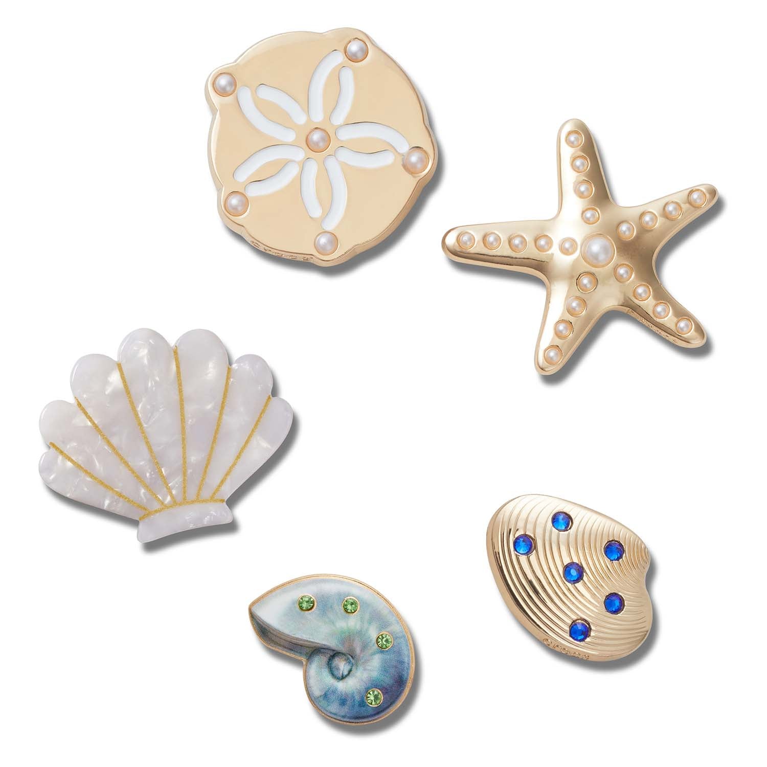 Gold Seashell Jibbitz - Crocs South Africa