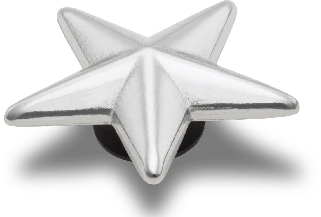 Silver Star Badge Jibbitz – Crocs South Africa