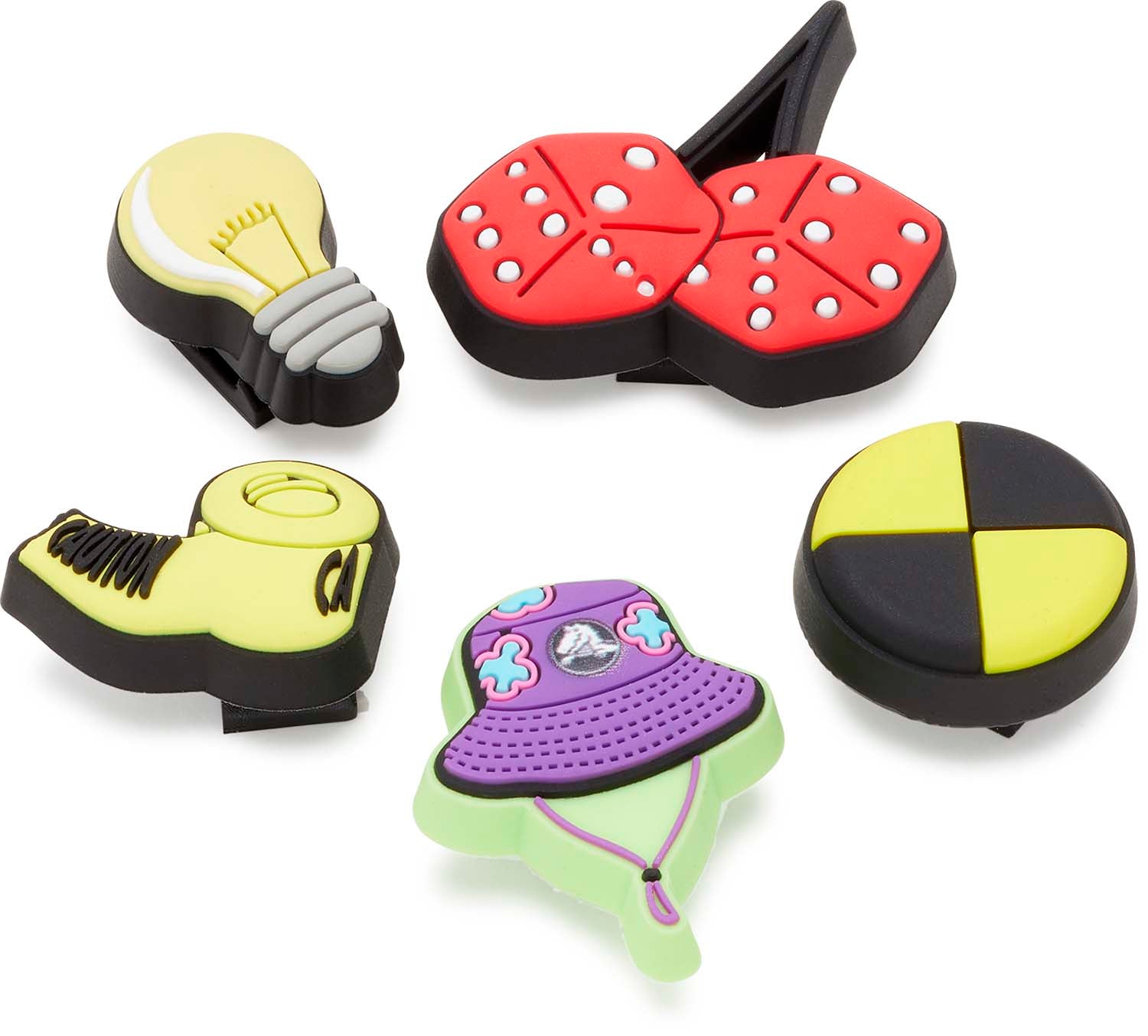 Caution Lace Keeper 5pc Jibbitz Pack – Crocs South Africa