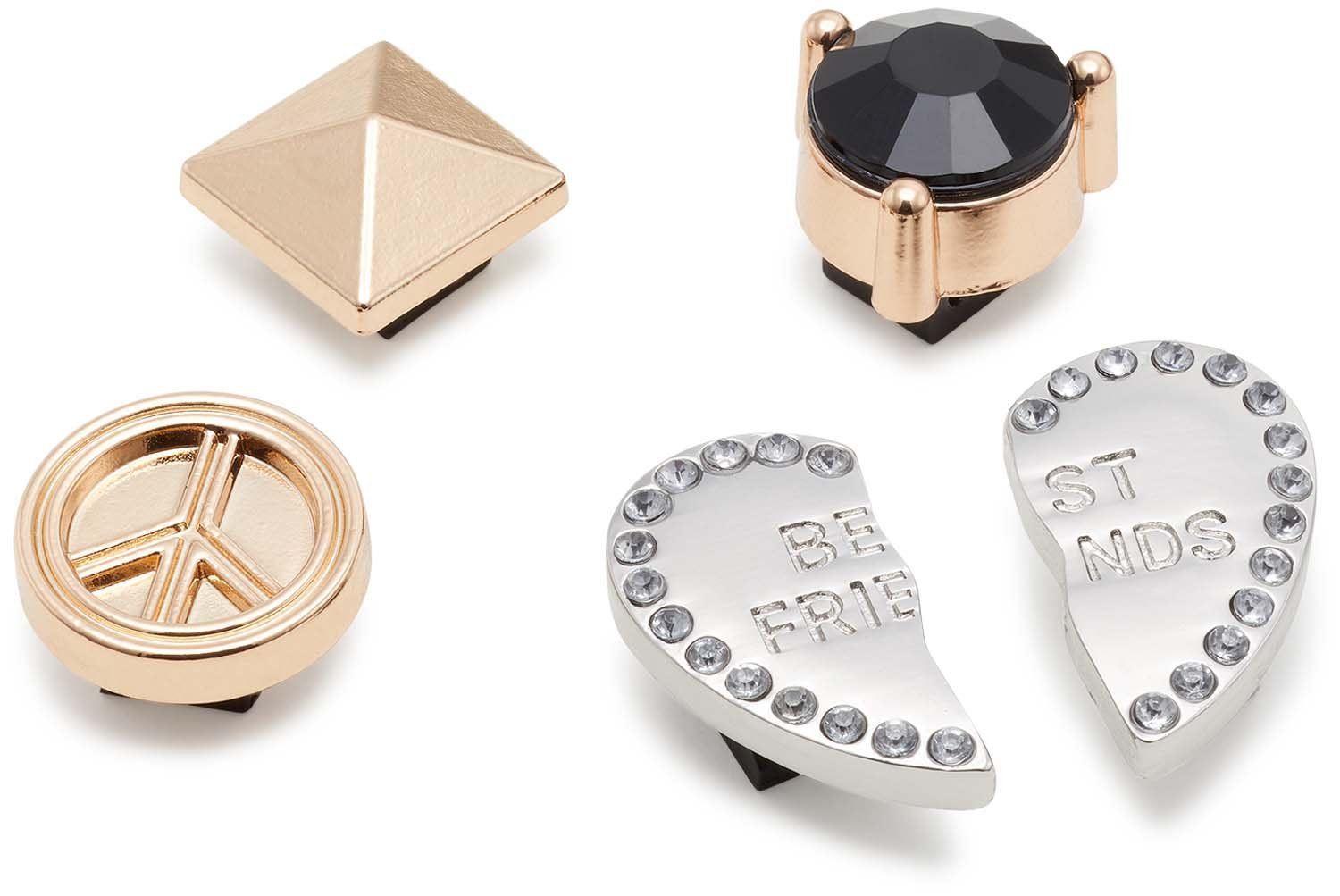 Black Gold Lace Lace Keeper 5pc Jibbitz Pack – Crocs South Africa